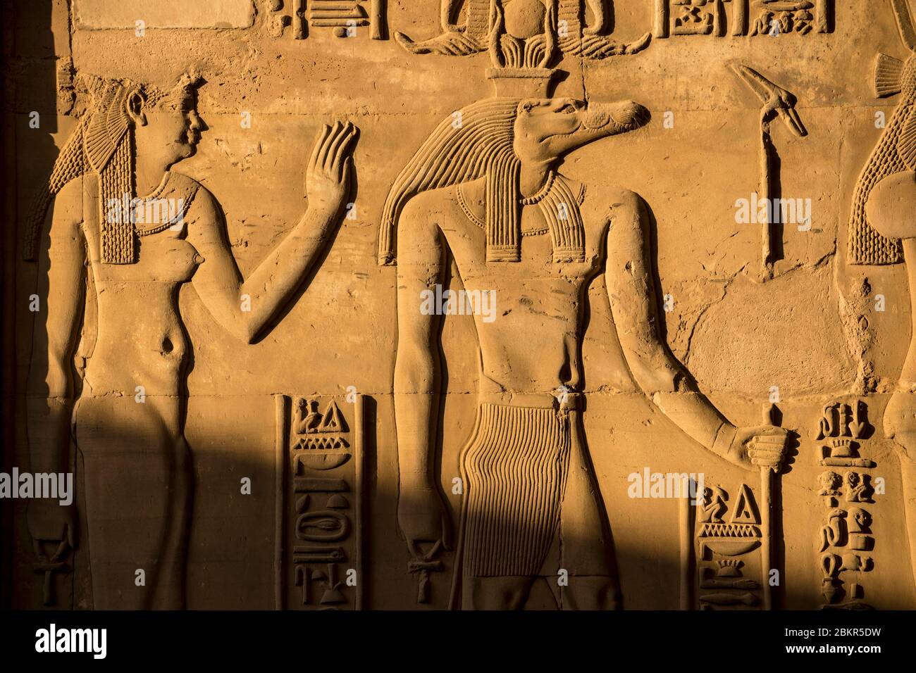 Ägypten, Oberägypten, Niltal, Kom Ombo, Tempel von Sobek und Haroeris ... Ägypten, Oberägypten, Niltal, Kom Ombo, Tempel von Sobek und Haroeris ...