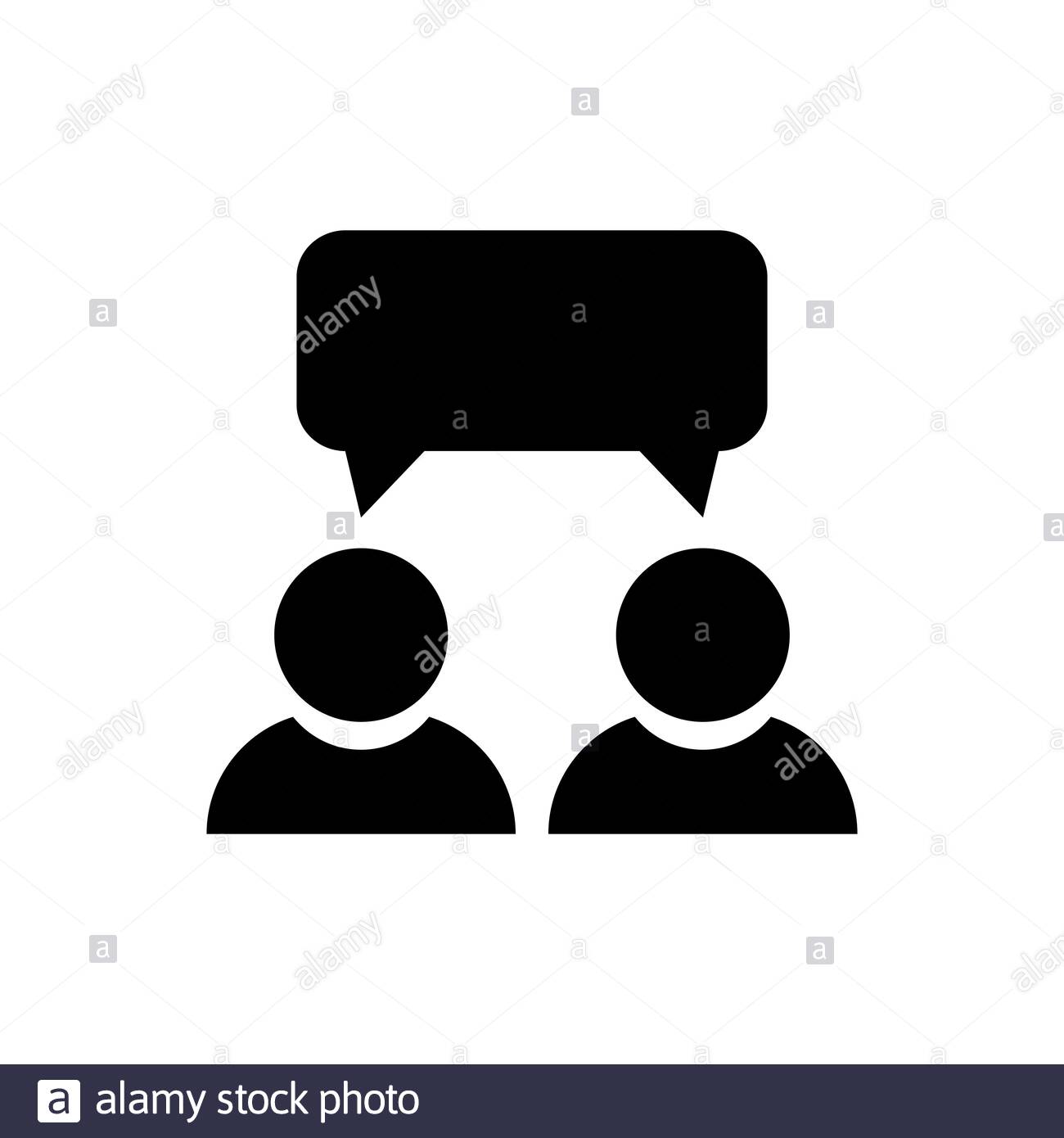 Dialog Piktogramm Stockfotos und -bilder Kaufen - Alamy