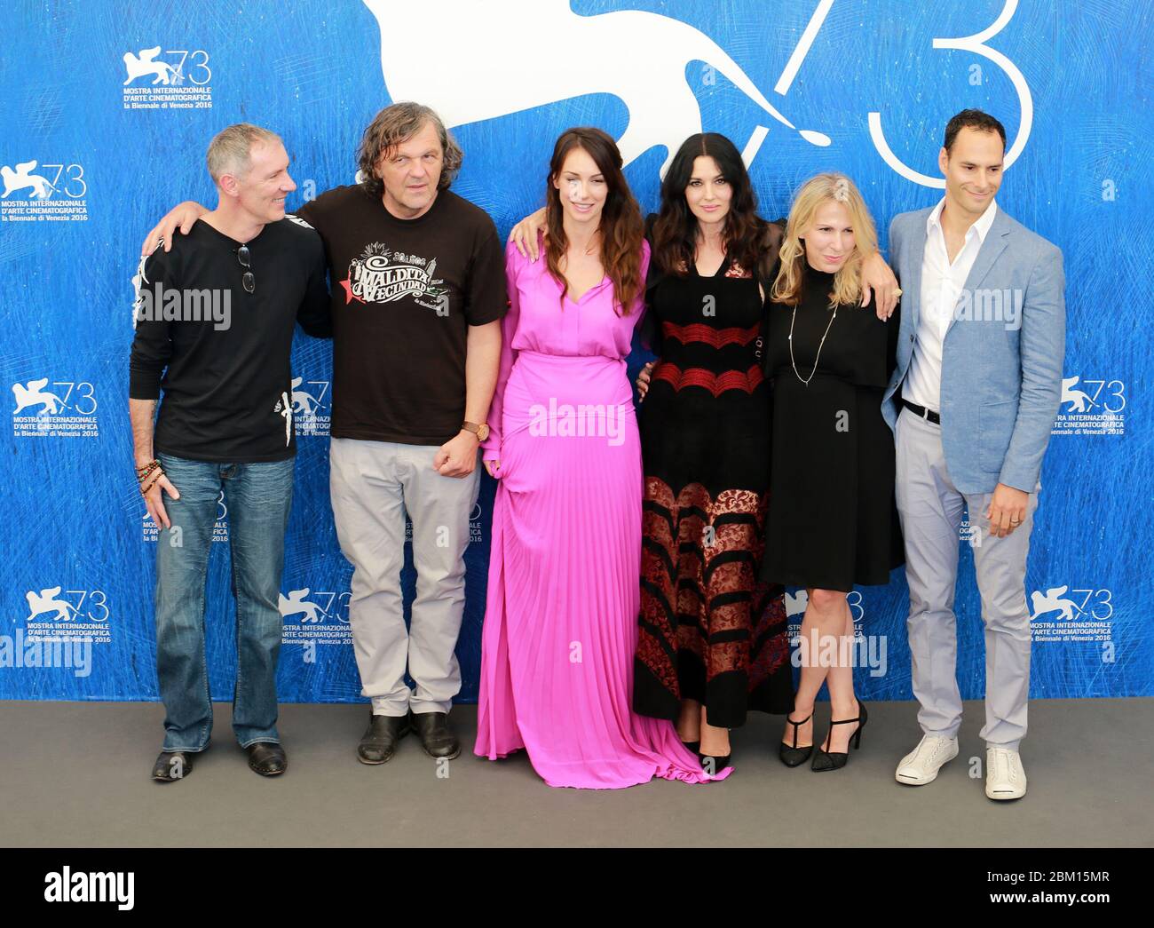 VENEDIG, ITALIEN - SEPTEMBER 09: Alex Garcia, Emir Kusturica, Sloboda ...