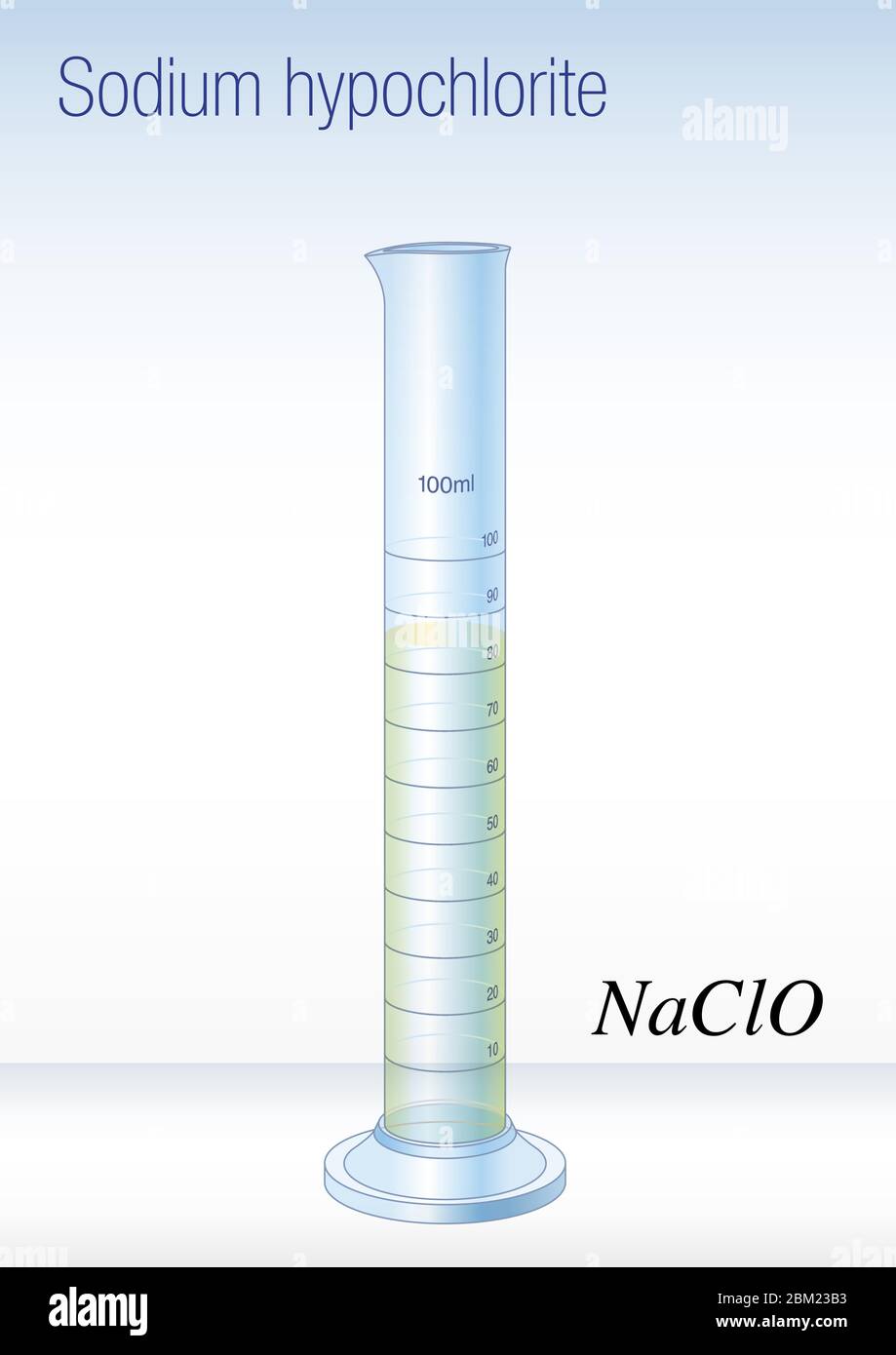 Estructura química del hipoclorito de sodio -Fotos und -Bildmaterial in ...