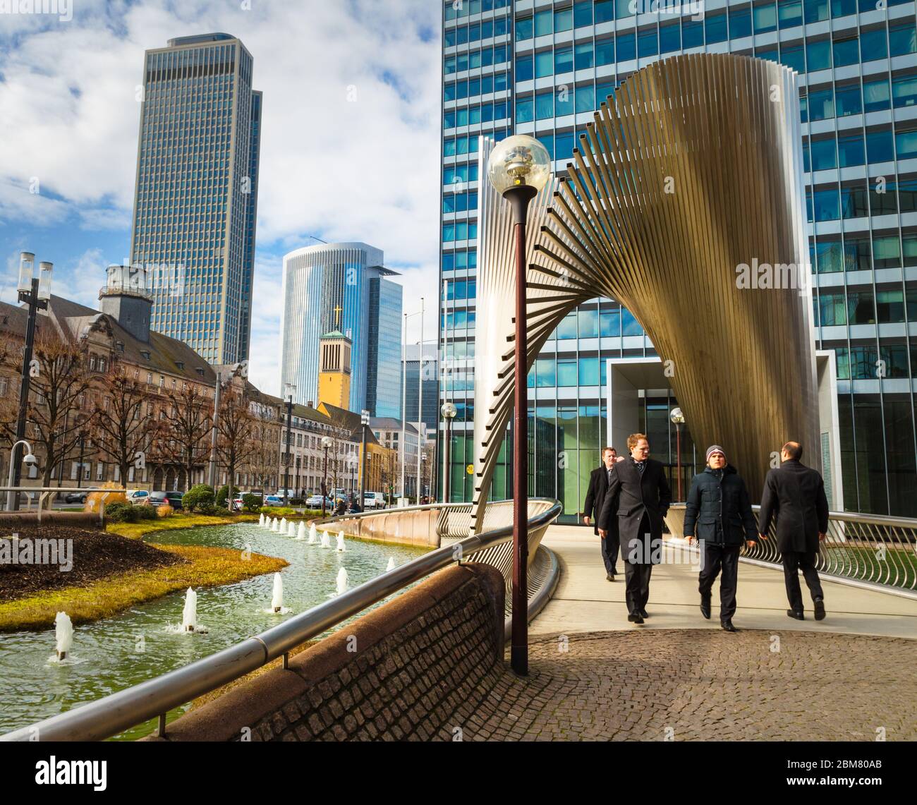 Platz der Republik, Frankfurt am Main, Hessen, Deutschland ...