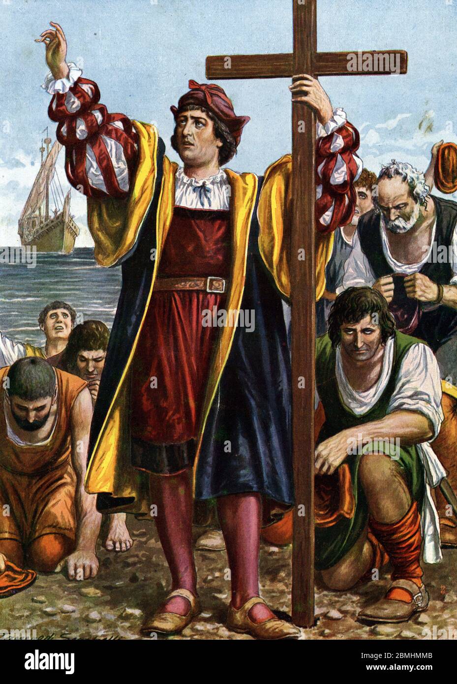 Christopher columbus landing 1492 -Fotos und -Bildmaterial in hoher ...