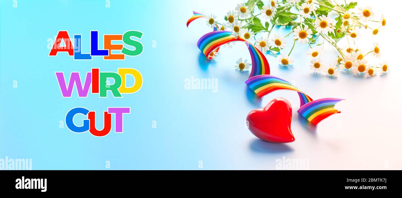 Regenbogen alles wird gut -Fotos und -Bildmaterial in hoher Auflösung ...