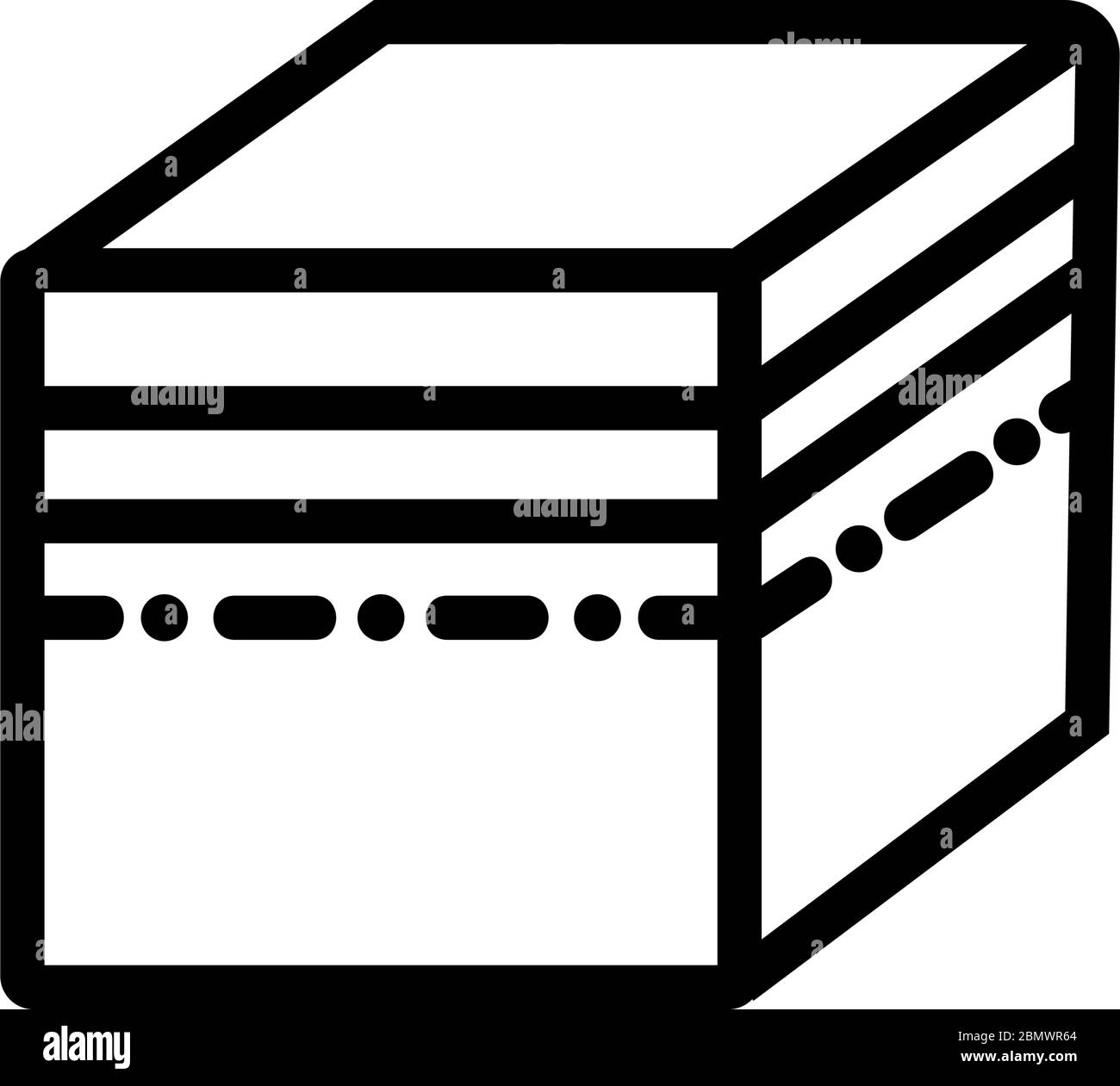 Religiöser Tempel in haji Symbol Vektor-Umriss Illustration Stock ...