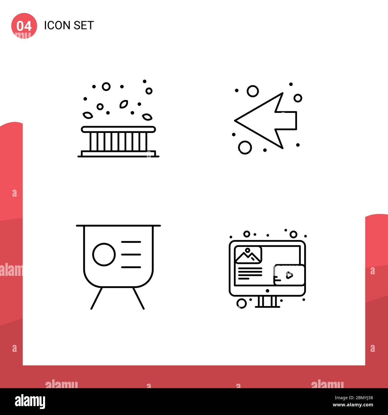 Grenzzaun symbole Stock-Vektorgrafiken kaufen - Alamy