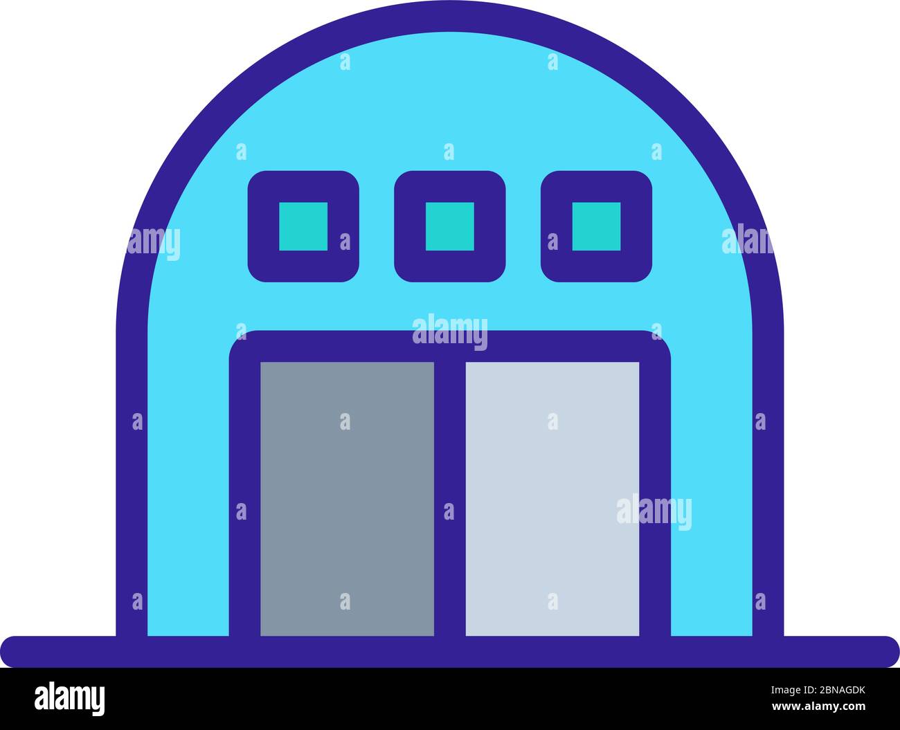Runder Getreidespeicher Stock-Vektorgrafiken kaufen - Alamy