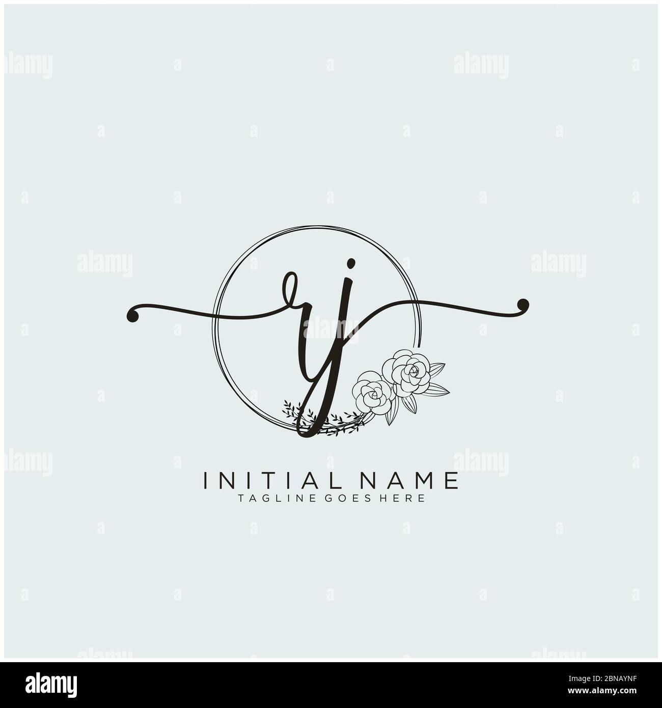 Rj logo design vektor vektoren -Fotos und -Bildmaterial in hoher ...