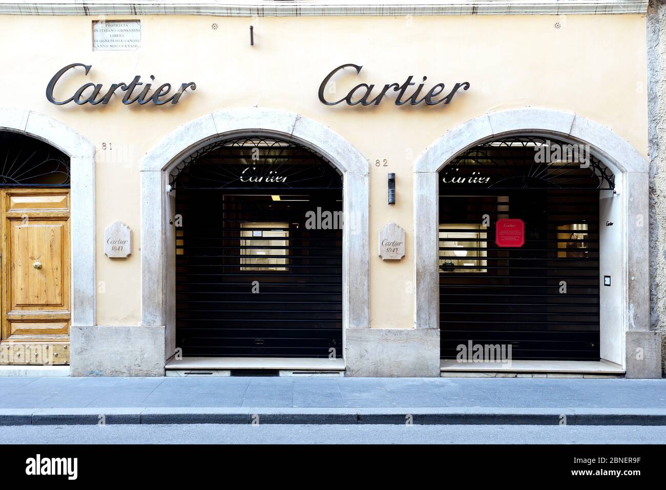 Cartier store shop rom italien europa -Fotos und -Bildmaterial in hoher ...