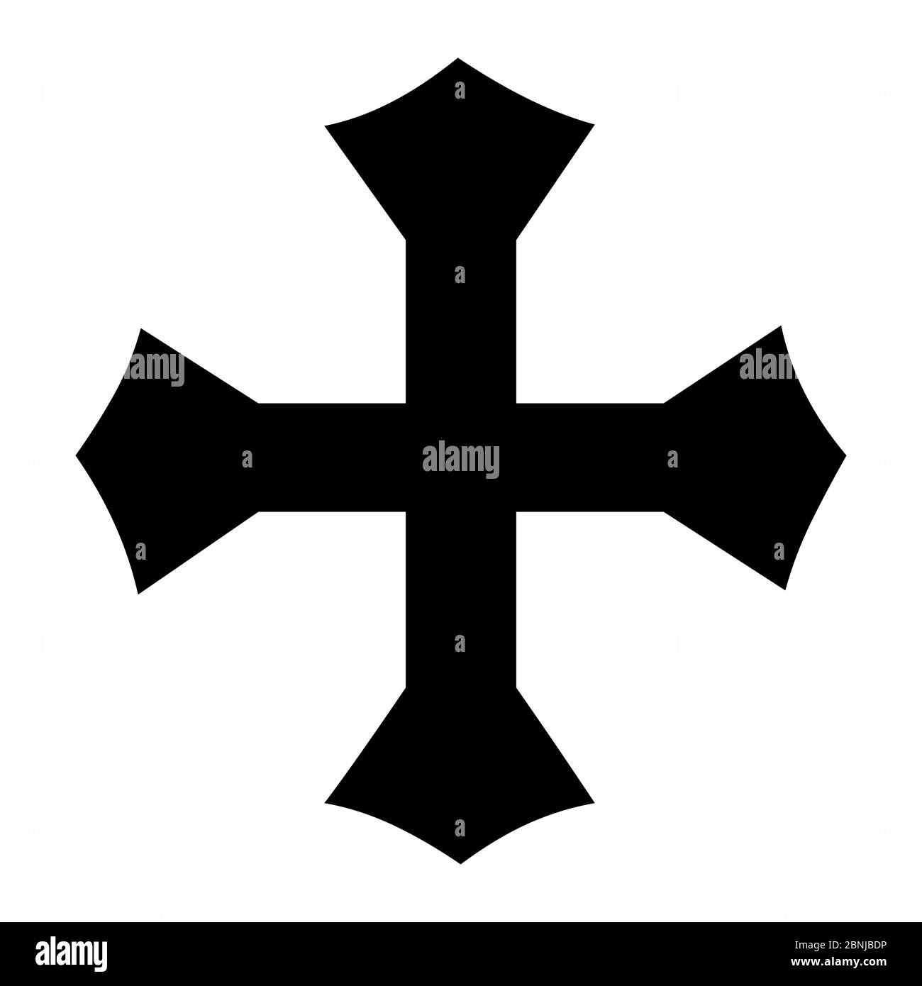 Geschlungenes kreuz Stock-Vektorgrafiken kaufen - Alamy