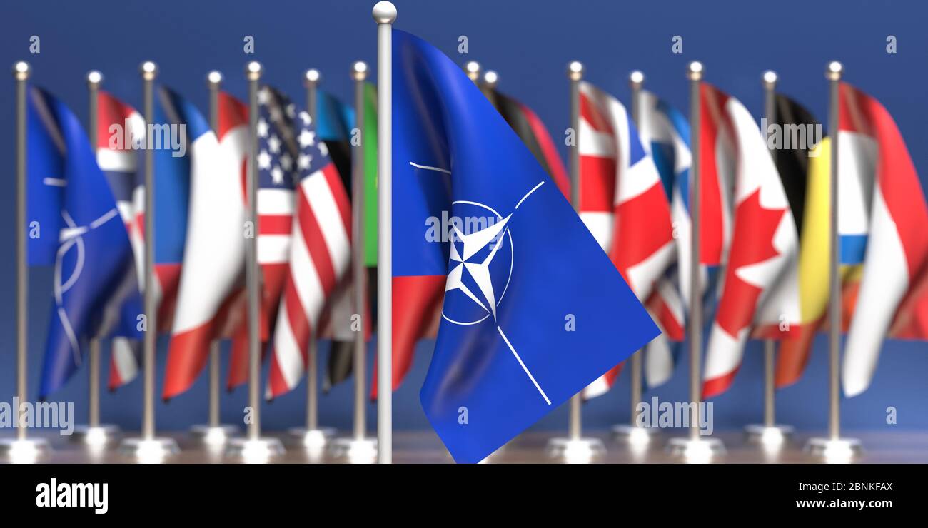 Flaggen der nato mitglieder -Fotos und -Bildmaterial in hoher Auflösung ...
