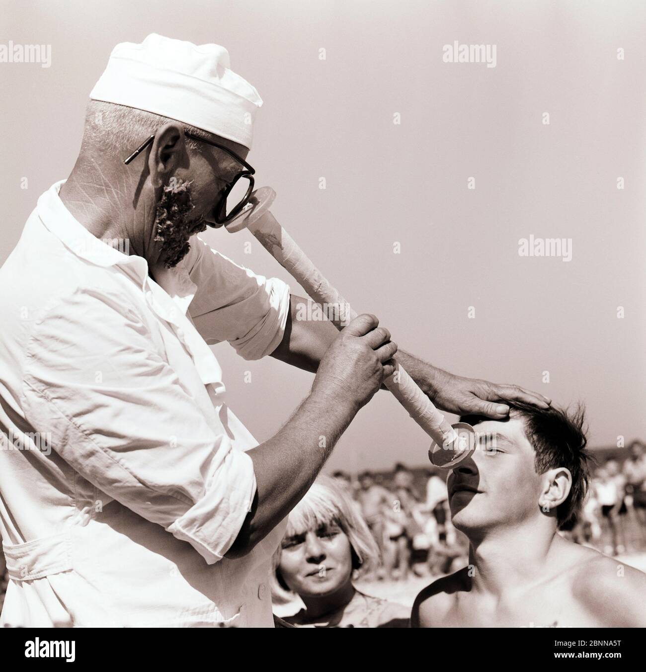 DDR Ostseesommer 1969 wird das Neptun-Fest im Ferienlager der IG Wismut ...