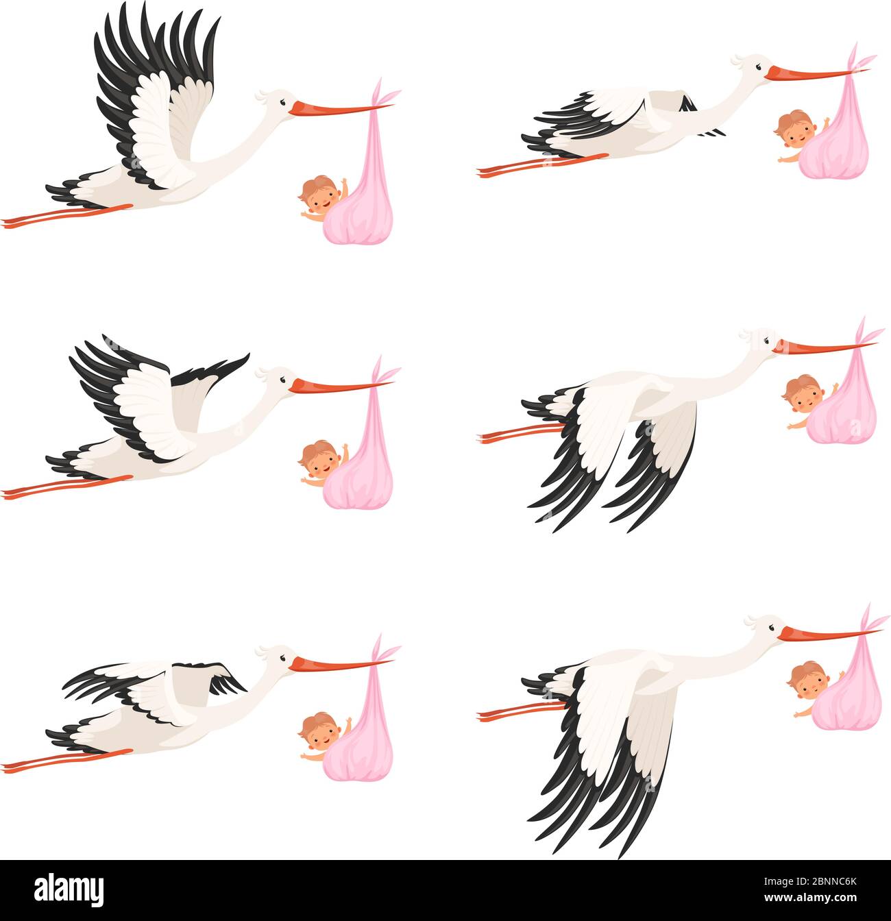 Storch mit baby und mädchen -Fotos und -Bildmaterial in hoher Auflösung ...