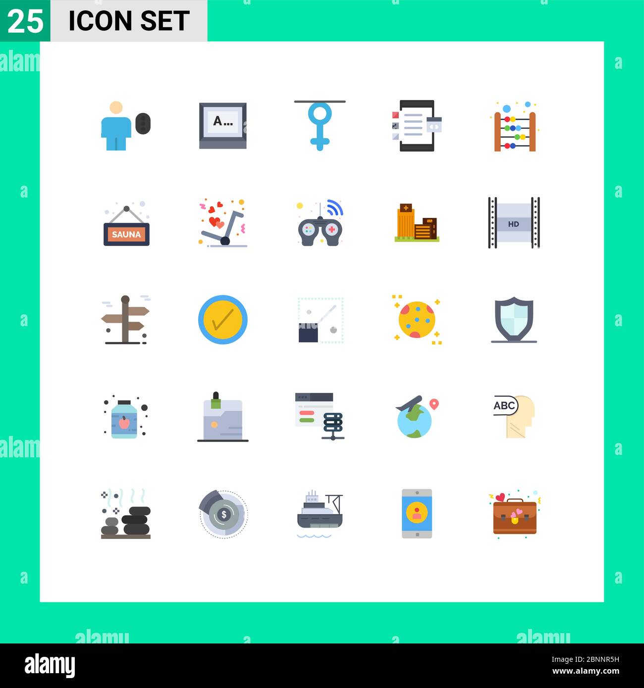 25 Kreative Symbole Moderne Zeichen und Symbole des Geräts, entwickeln ...