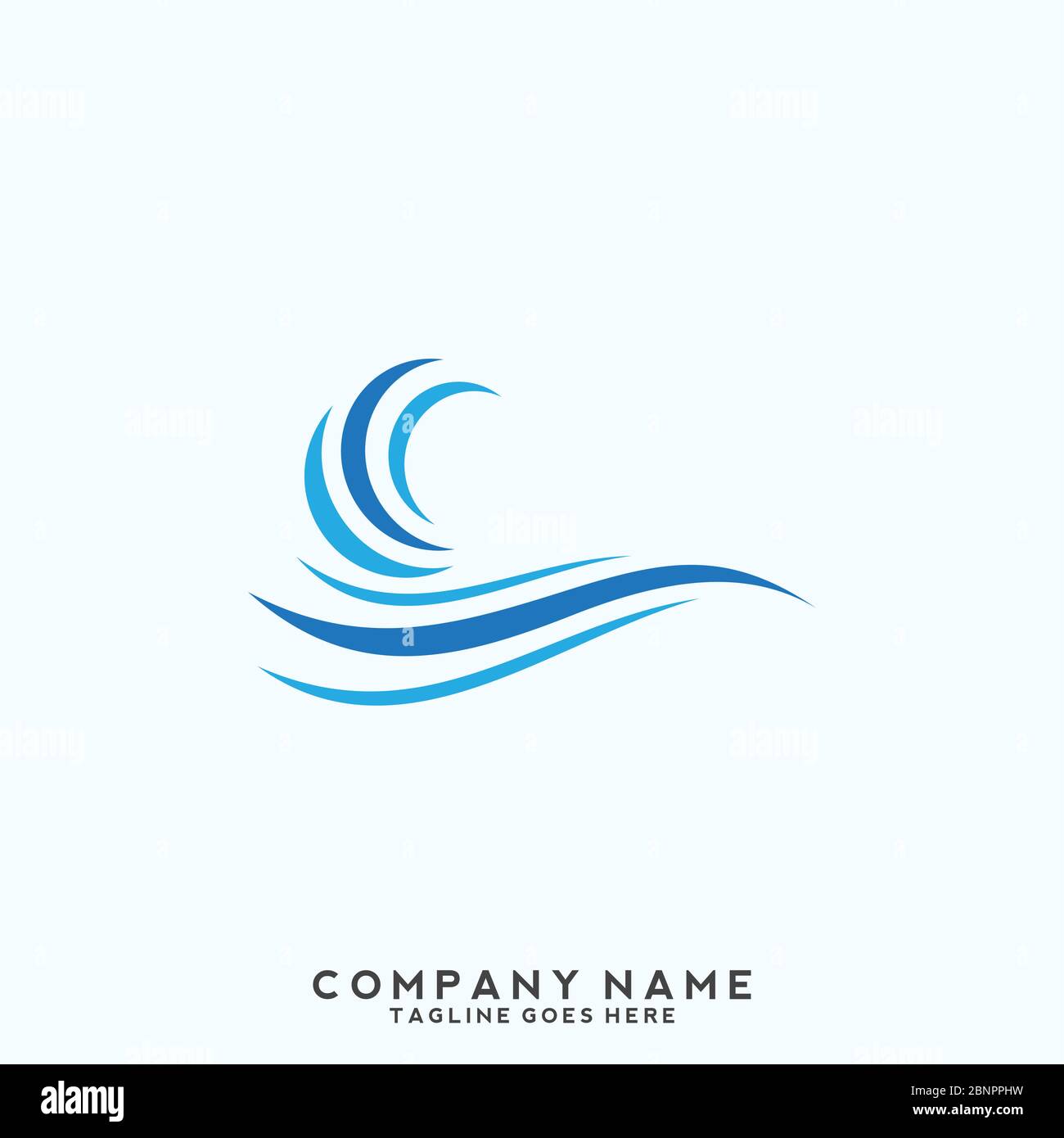 Welle logo Stock-Vektorgrafiken kaufen - Alamy