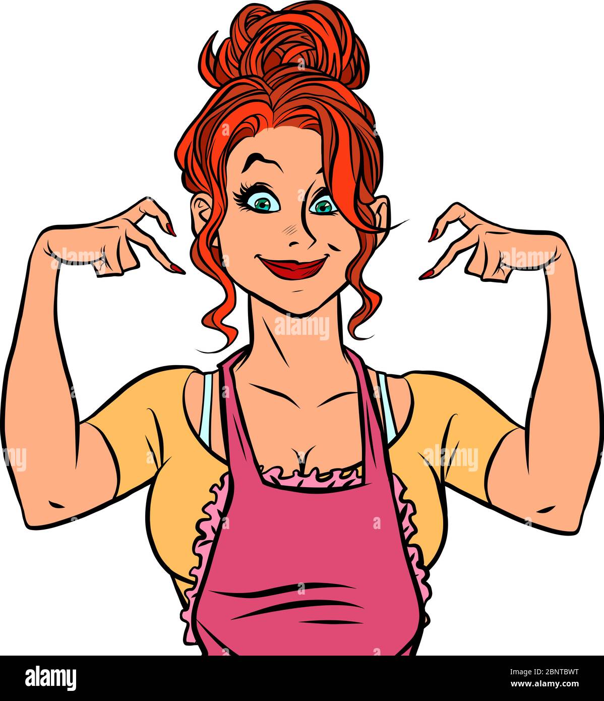 Frau und zuhause Stock-Vektorgrafiken kaufen - Alamy