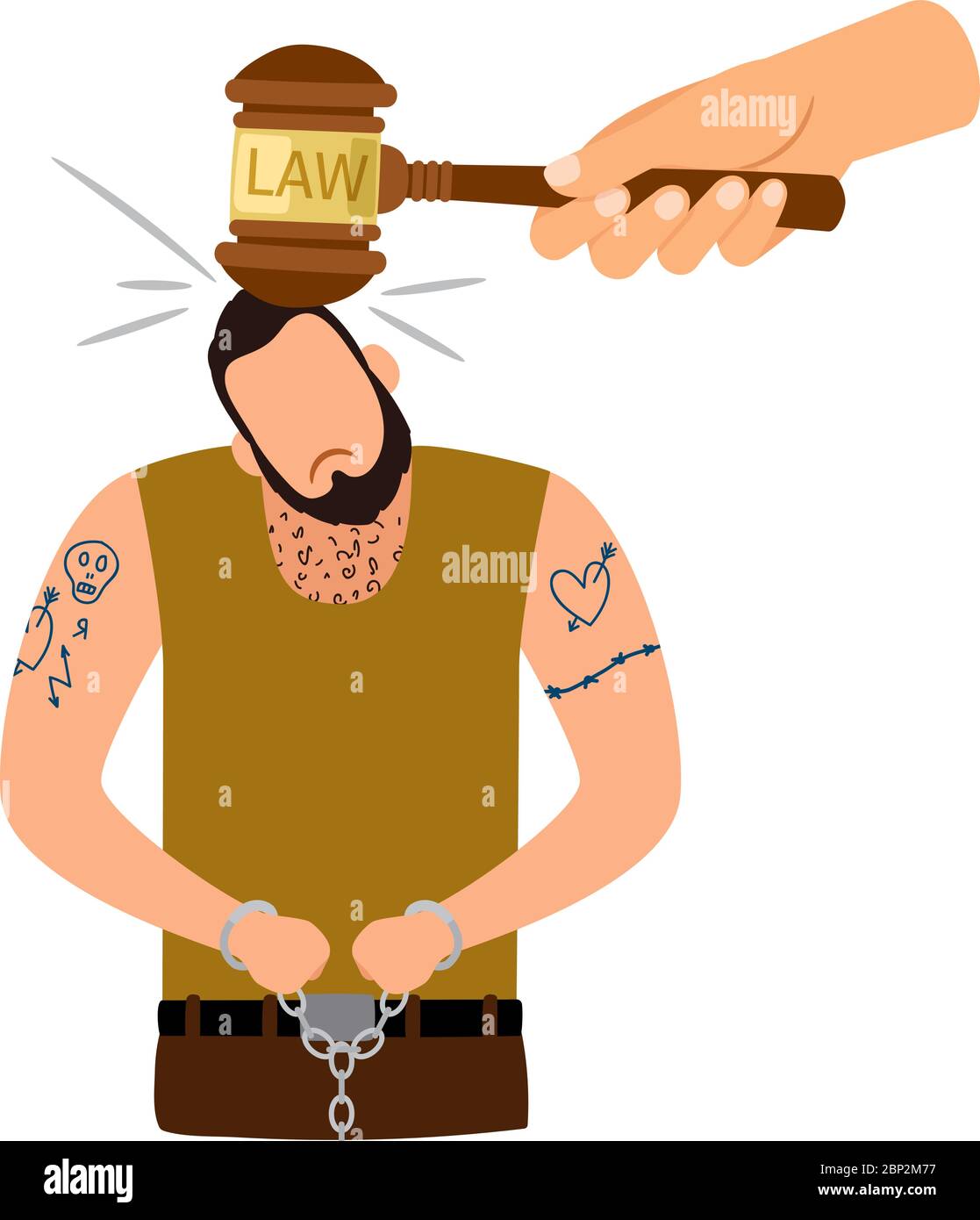 Verbrechen und bestrafung Ausgeschnittene Stockfotos und -bilder ...