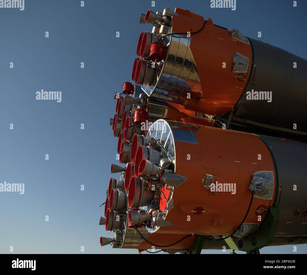 Am 23. September 2019 wurde die Sojus-Rakete mit Mitgliedern der ...