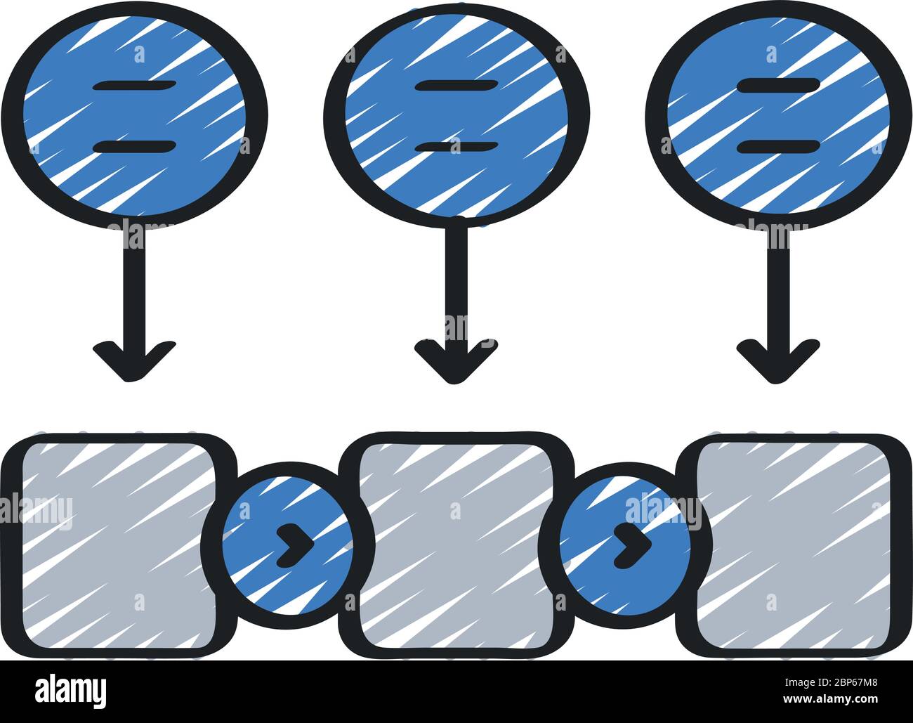 Agile symbole Schwarzweiß-Stockfotos und -bilder - Alamy