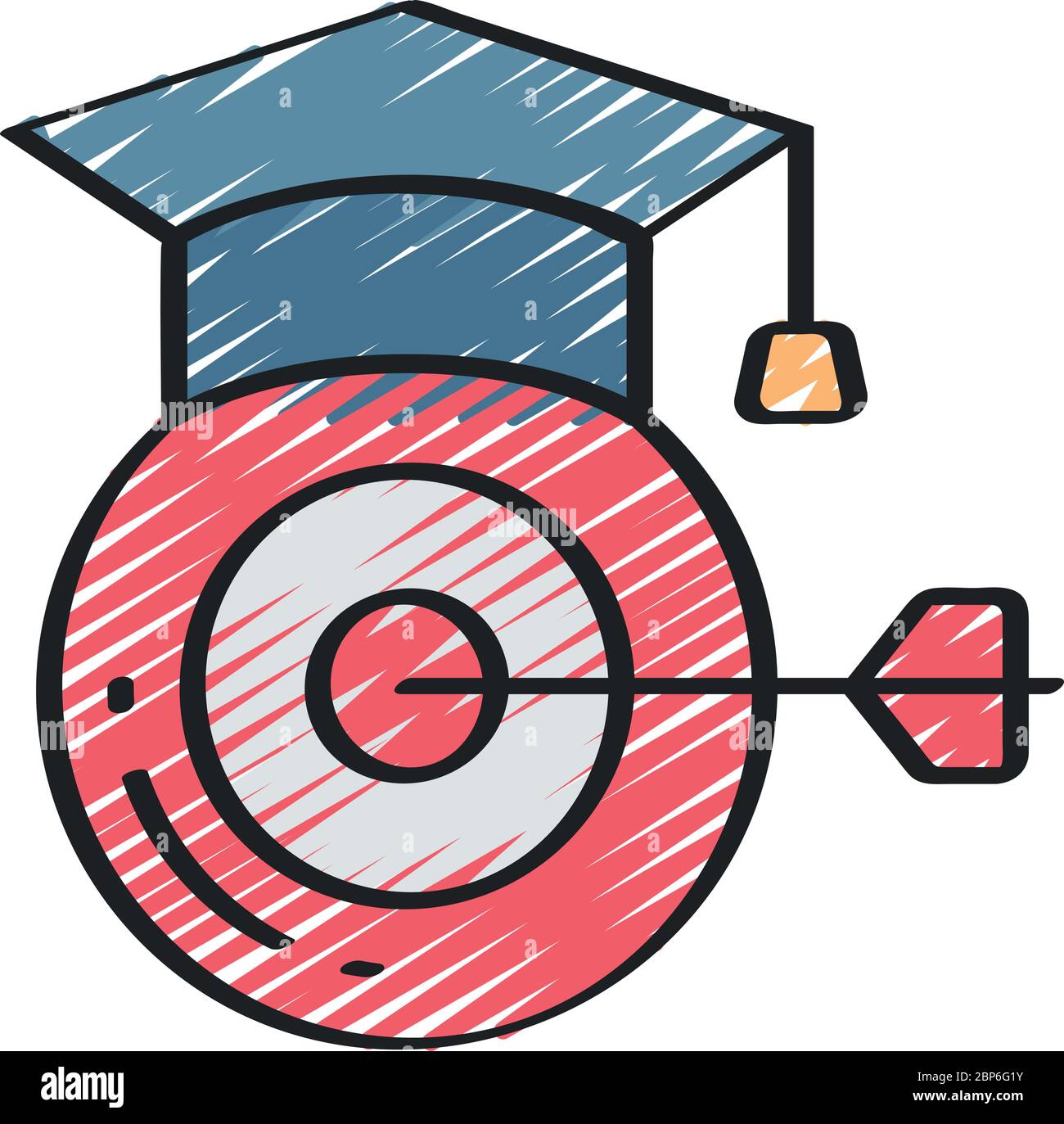 Symbol für Lernziele Stock-Vektorgrafik - Alamy