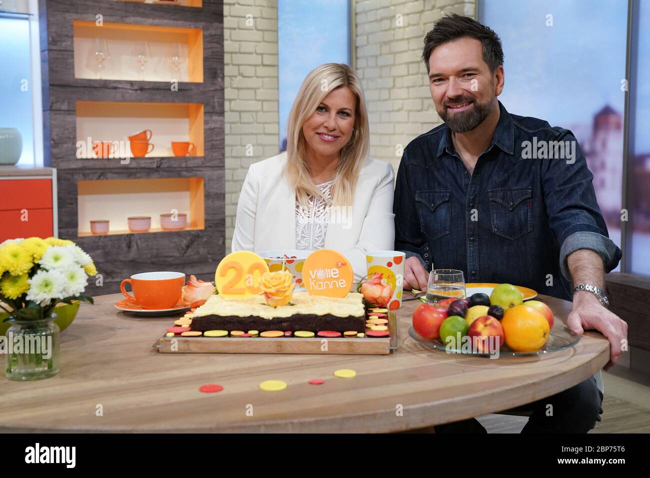 Fototermin 20 Jahre ZDF-Sendung 'volle Kanne' mit Nadine Krueger und ...