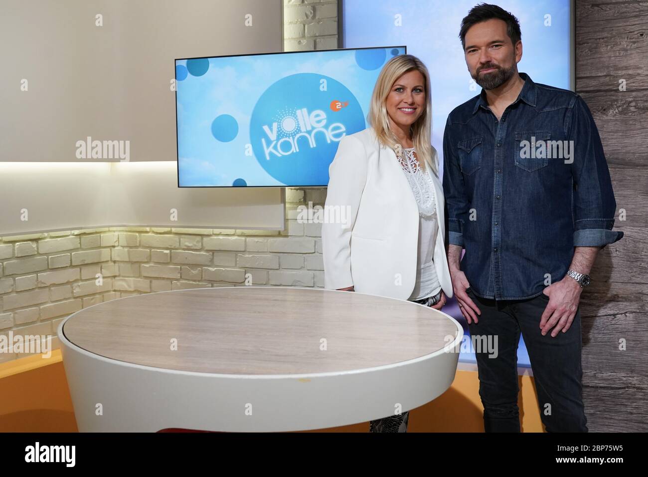 Fototermin 20 Jahre ZDF-Sendung 'volle Kanne' mit Nadine Krueger und ...