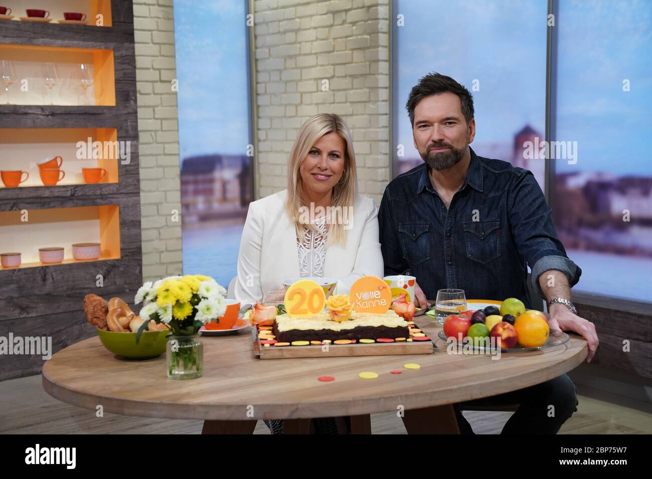 Fototermin 20 Jahre ZDF-Sendung 'volle Kanne' mit Nadine Krueger und ...