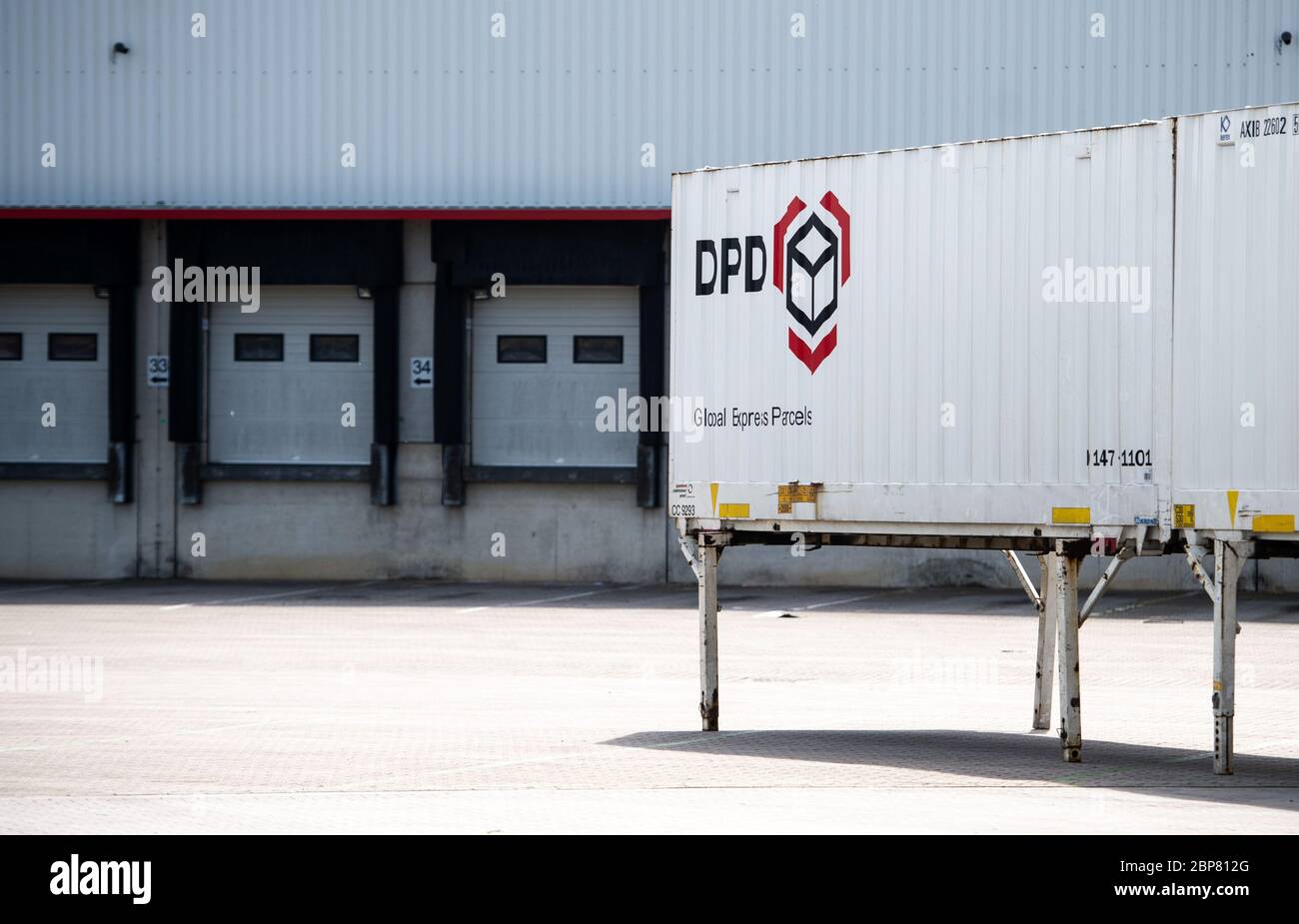 18. Mai 2020, Nordrhein-Westfalen, Hückelhoven-Hilfarth: Ein Container ...