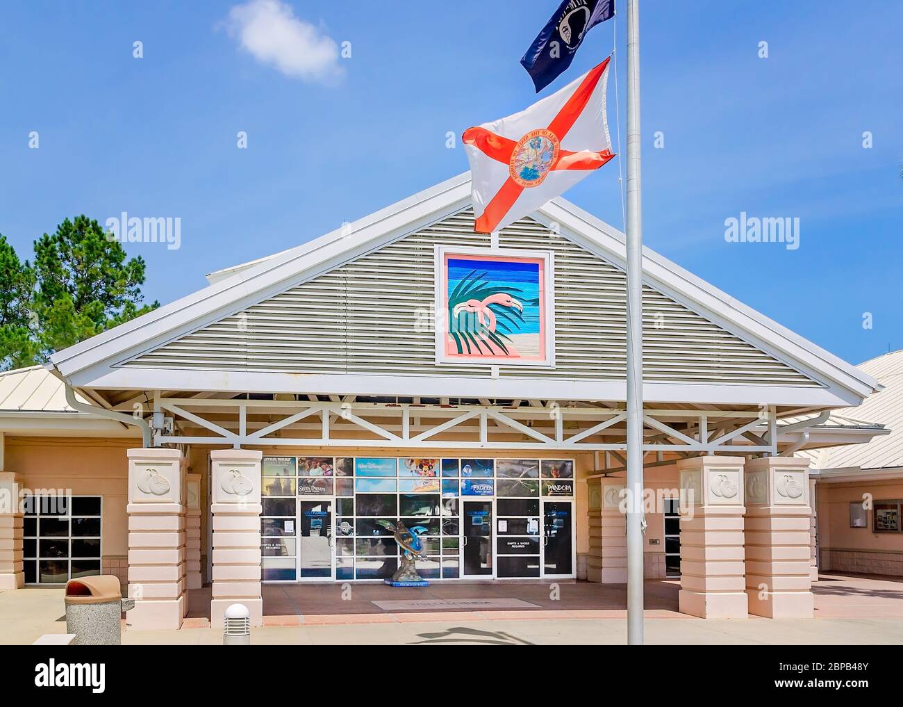 Das Florida Welcome Center auf der Interstate 10 ist am 16. Mai 2020 in ...