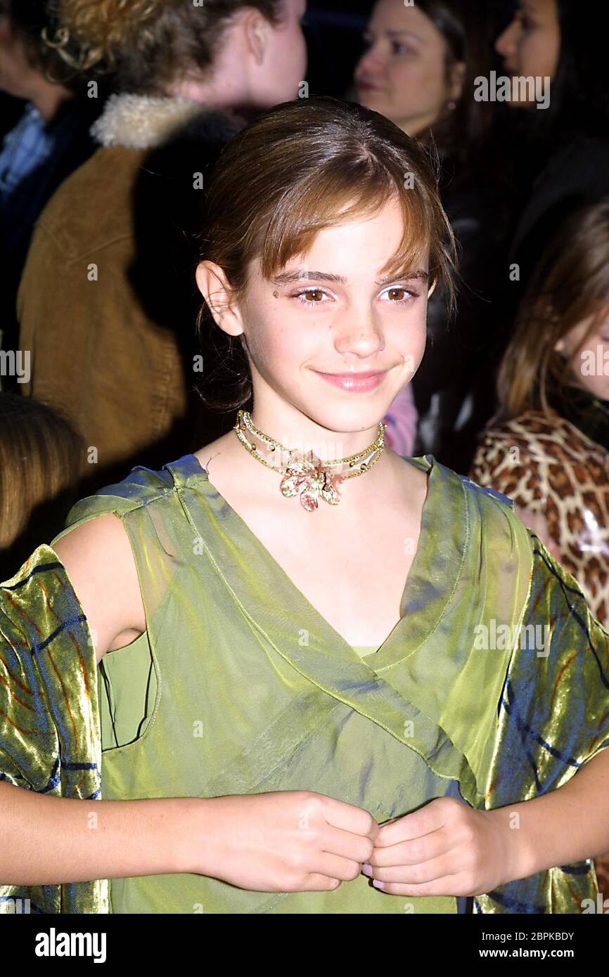 Emma Watson in der Premiere des Ziegfeld Theatre, NYC 11/11/01, 'Harry ...