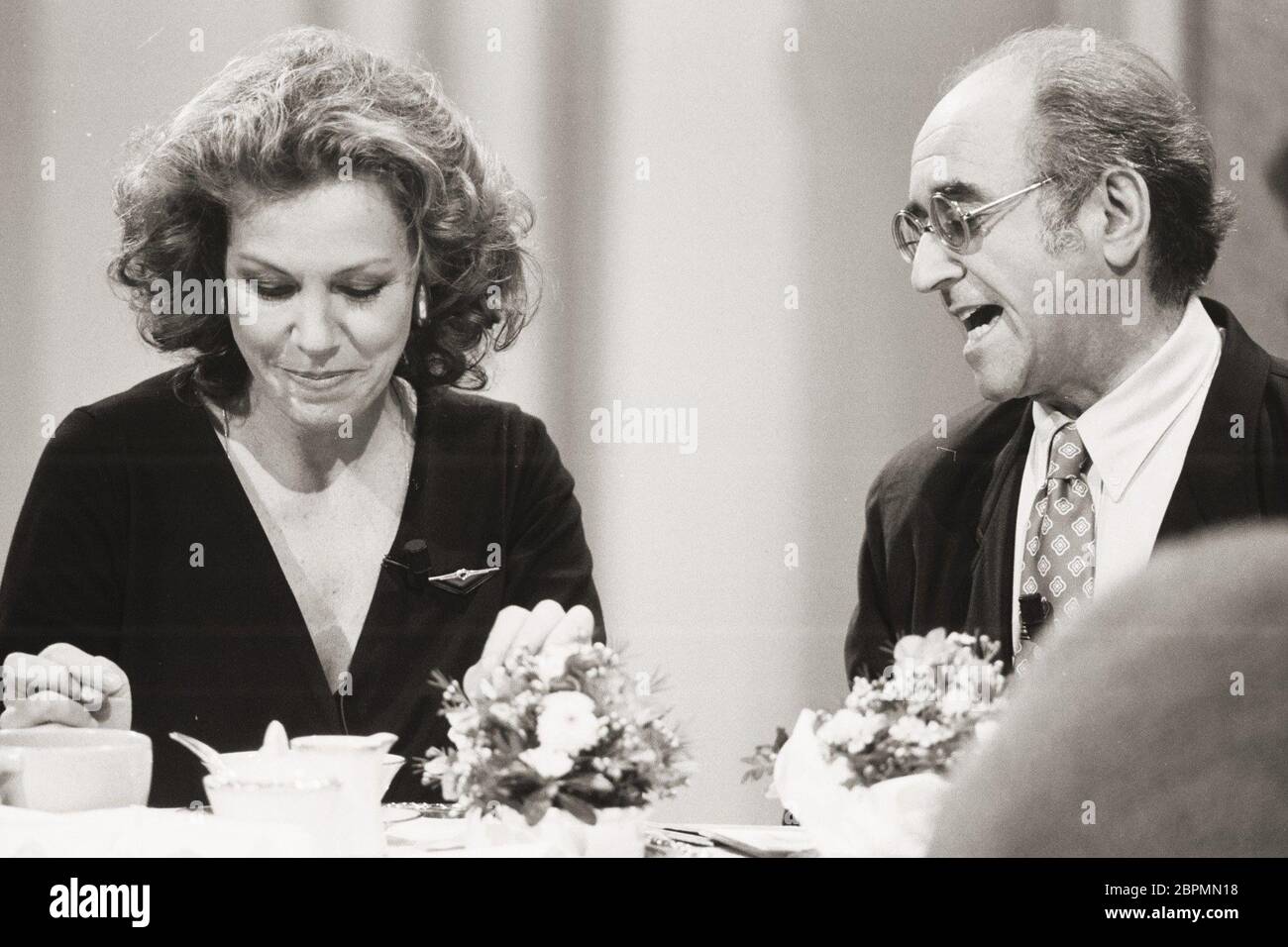 WDR - TV-Show Mensch Meier // 25.03.1988 - der Moderator Alfred Biolek ...