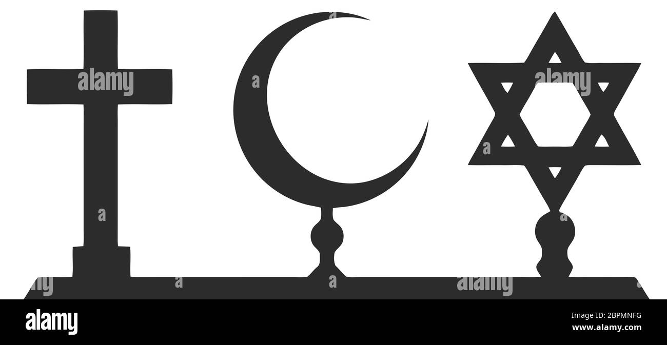 Islam und judentum Schwarzweiß-Stockfotos und -bilder - Alamy