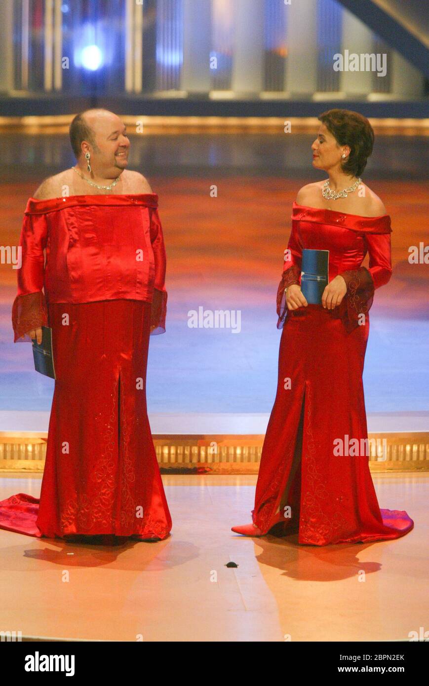 Deutscher Fernsehpreis 2002 - Moderatoren Dirk Bach und Sandra ...