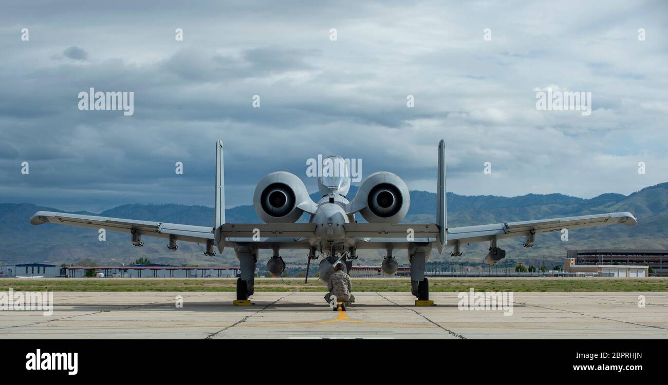Idaho Air National Guard Airmen des 124th Fighter Wing bereiten A-10 ...