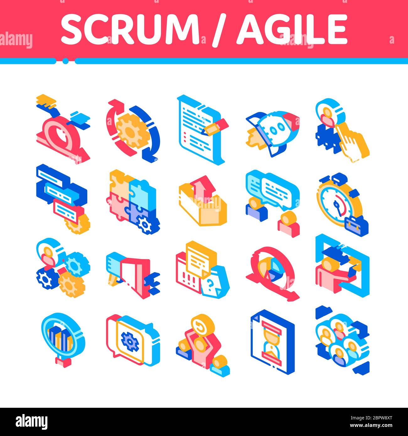 Agile symbole Stock-Vektorgrafiken kaufen - Alamy