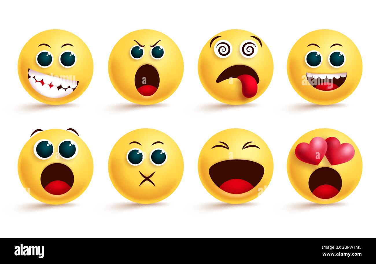Schwindliges gesicht emoji Stock-Vektorgrafiken kaufen - Alamy