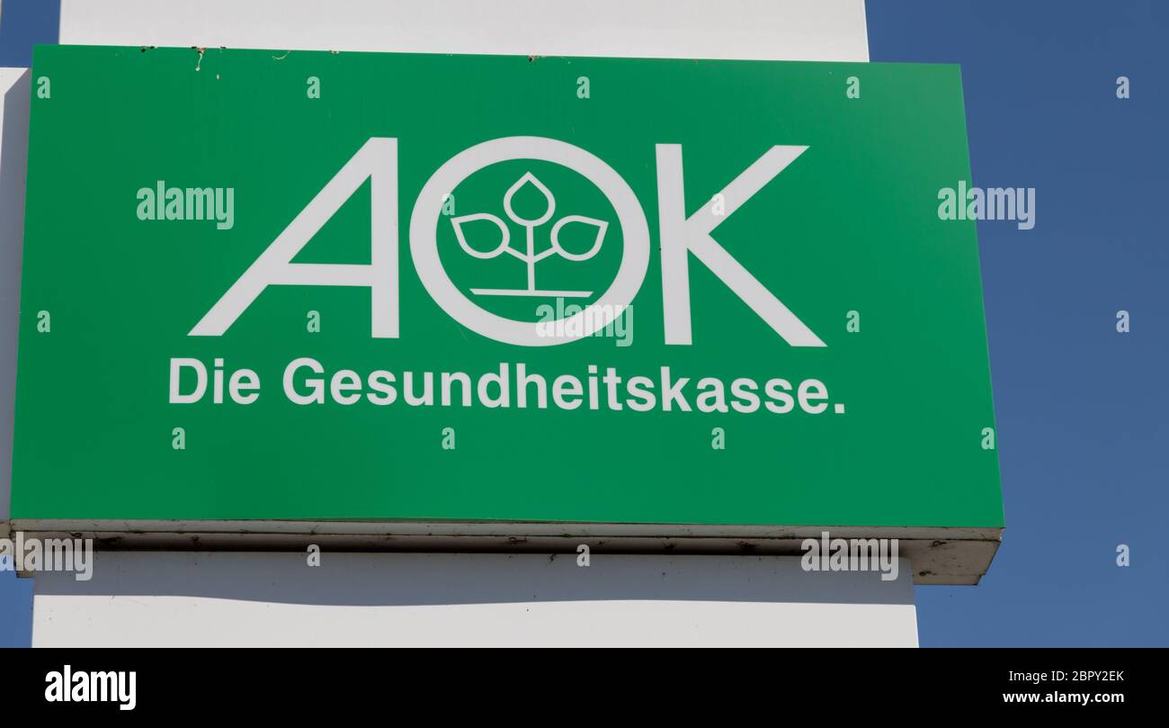 Aok Zeichen Stockfotos und -bilder Kaufen - Alamy