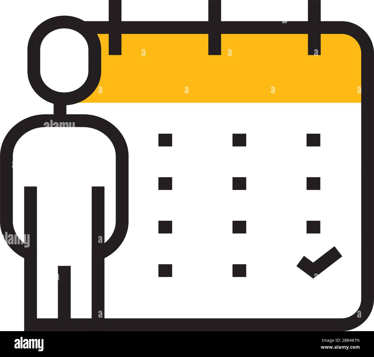 Kalender Piktogramm Stock-Vektorgrafiken kaufen - Alamy