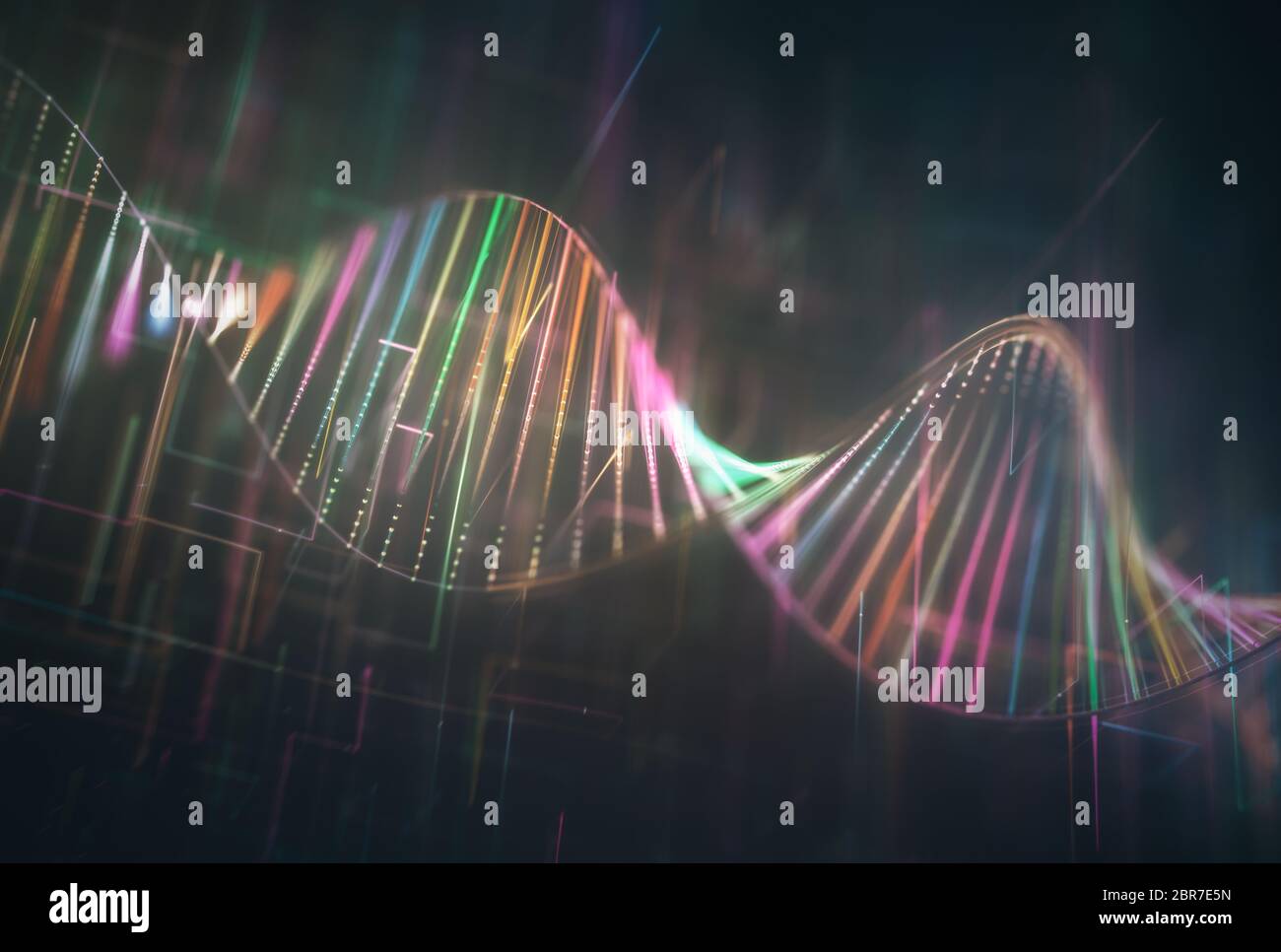 Bild von den genetischen Code der DNA. Konzept Bild für den Einsatz als ...