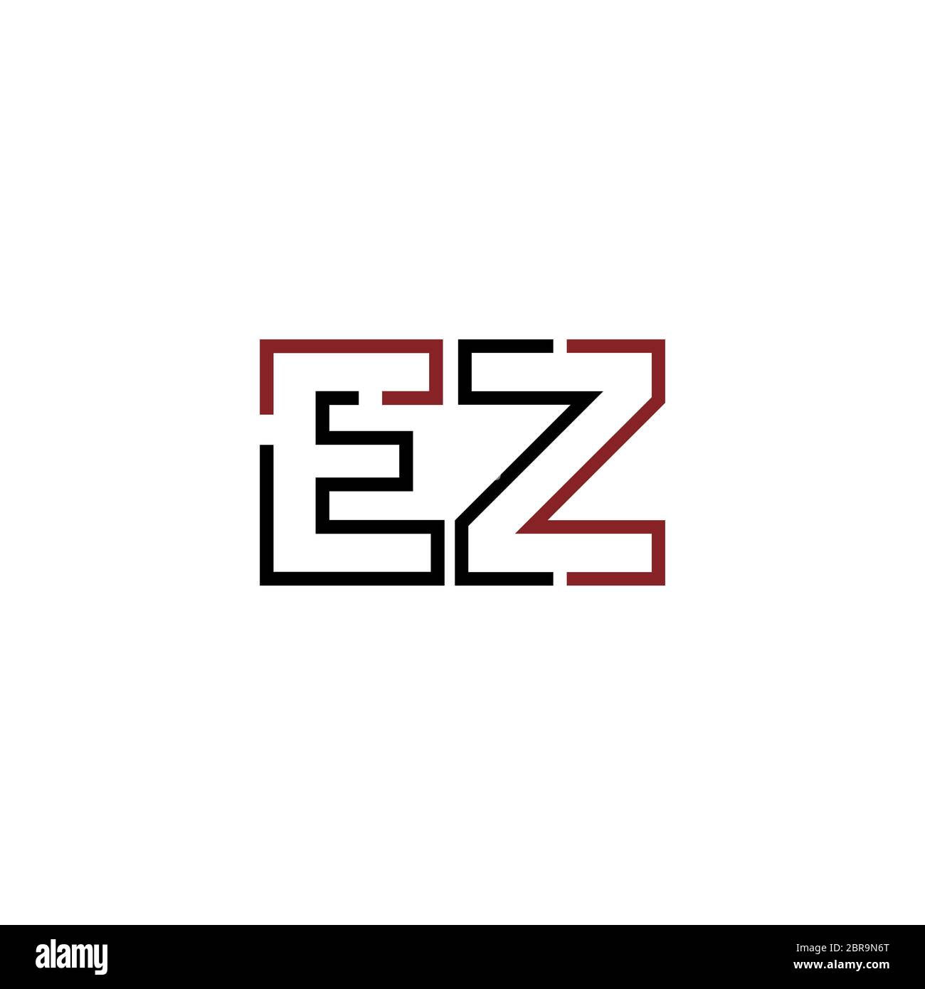 Designvorlagen für Symbole mit dem EZ Logo Stock-Vektorgrafik - Alamy