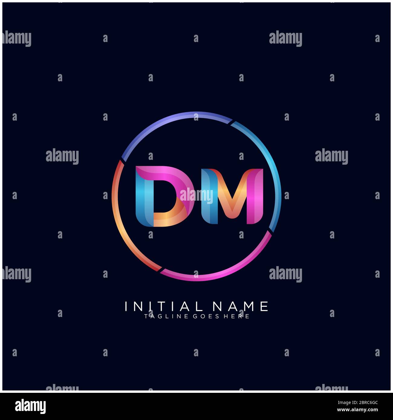 Brand name dm logo Stock-Vektorgrafiken kaufen - Alamy