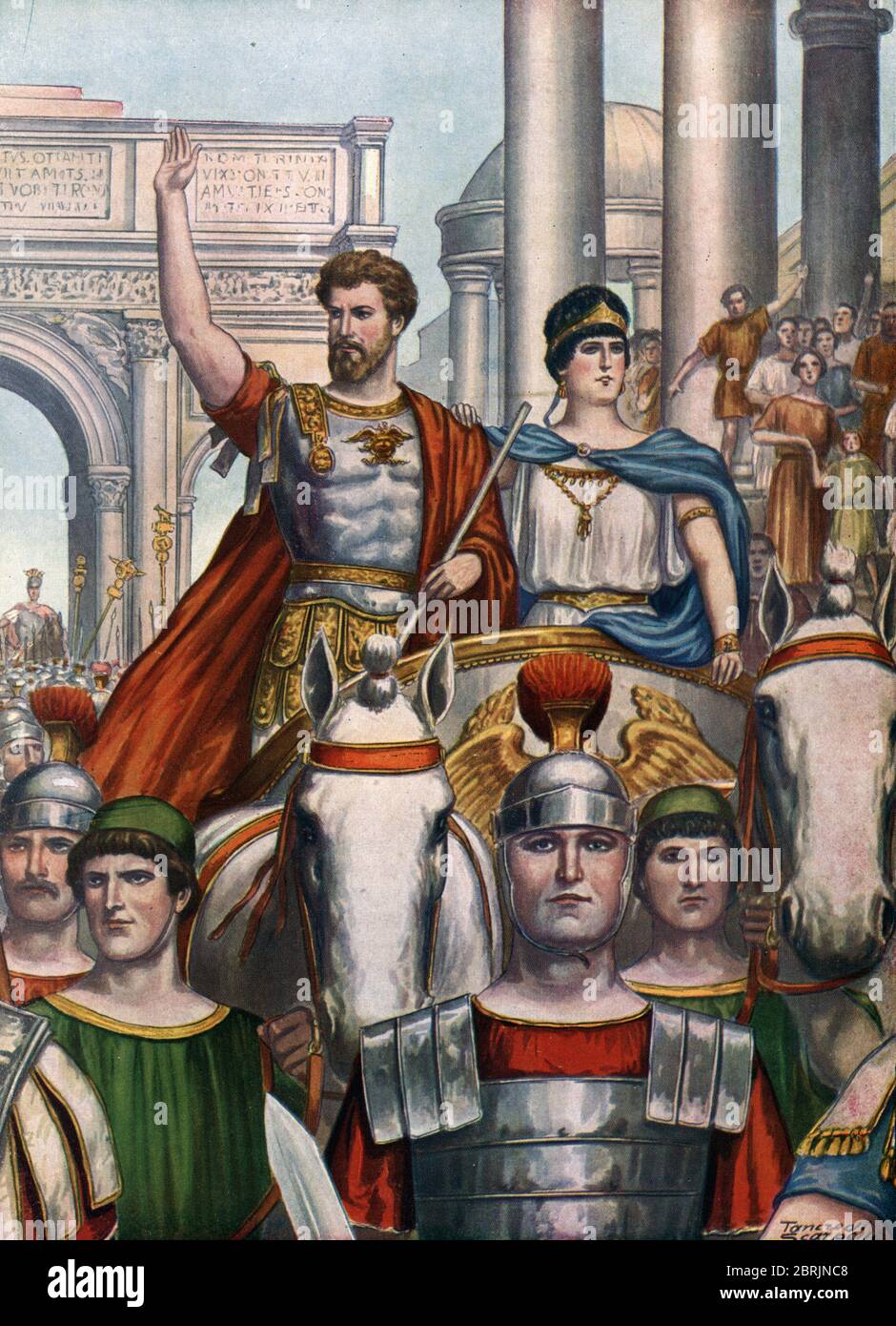 Antiquite romaine : l'empereur Septime severe (145-211) rentre dans ...