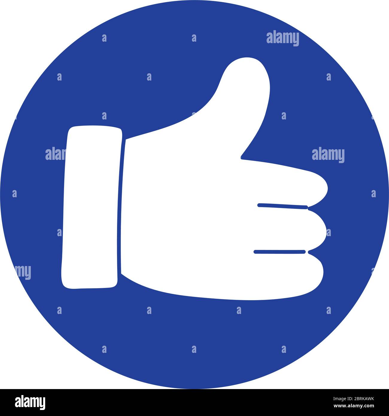 Daumen nach oben innen Kreis Design, Social Media Web Multimedia und ...