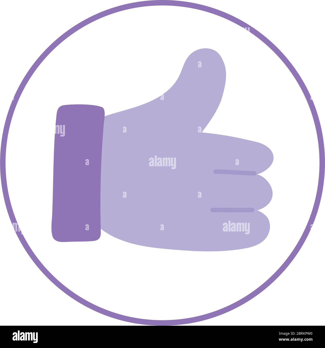 Daumen nach oben innen Kreis Design, Social Media Web Multimedia und ...