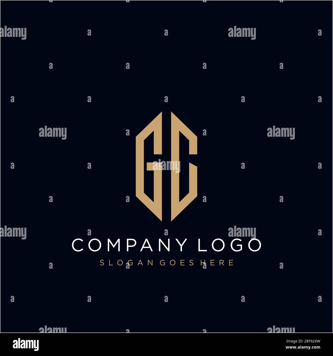 Buchstabe gc logo Stock-Vektorgrafiken kaufen - Alamy