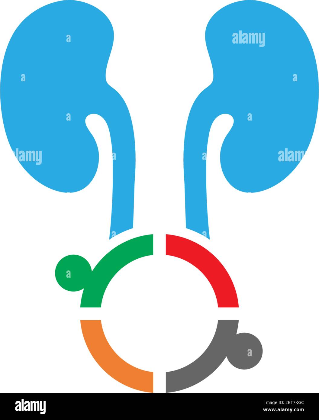Urologie Logo, Niere Logo Symbol Gesundheit Illustration Stock ...