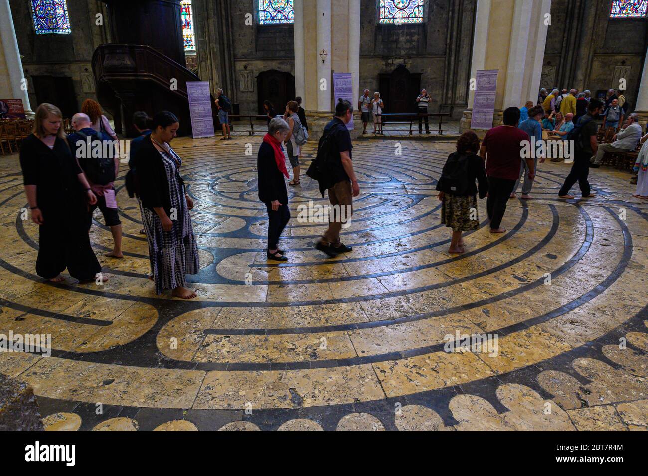 Chartres labyrinth -Fotos und -Bildmaterial in hoher Auflösung – Alamy