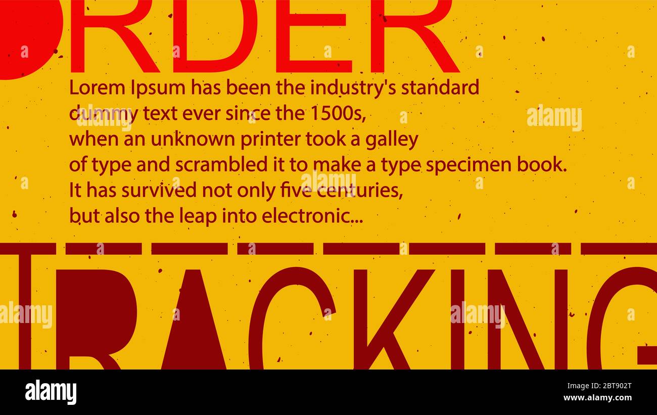 Оrder Tracking - 16x9 editierbare horizontale Hintergrundvorlage ...