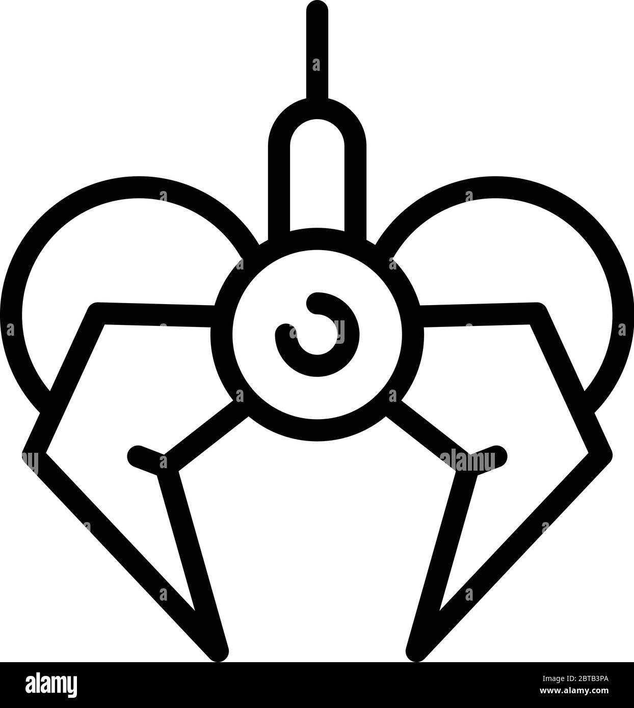 Mechanischer krangreifer Ausgeschnittene Stockfotos und -bilder - Alamy