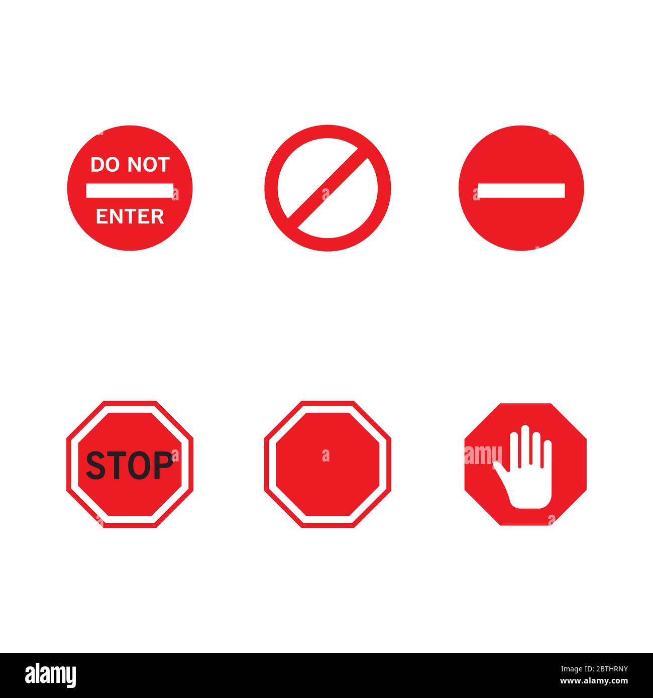 Prohibition stop sign hand symbol Stock-Vektorgrafiken kaufen - Seite 2 ...