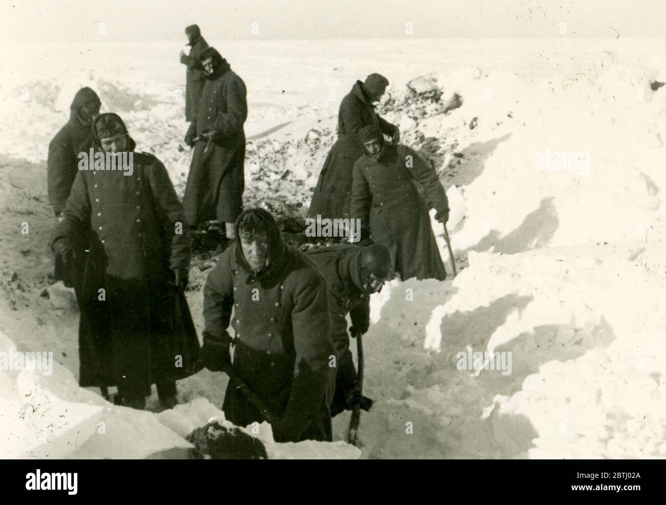 Deutsche Soldaten Im Schnee Stockfotos und -bilder Kaufen - Alamy